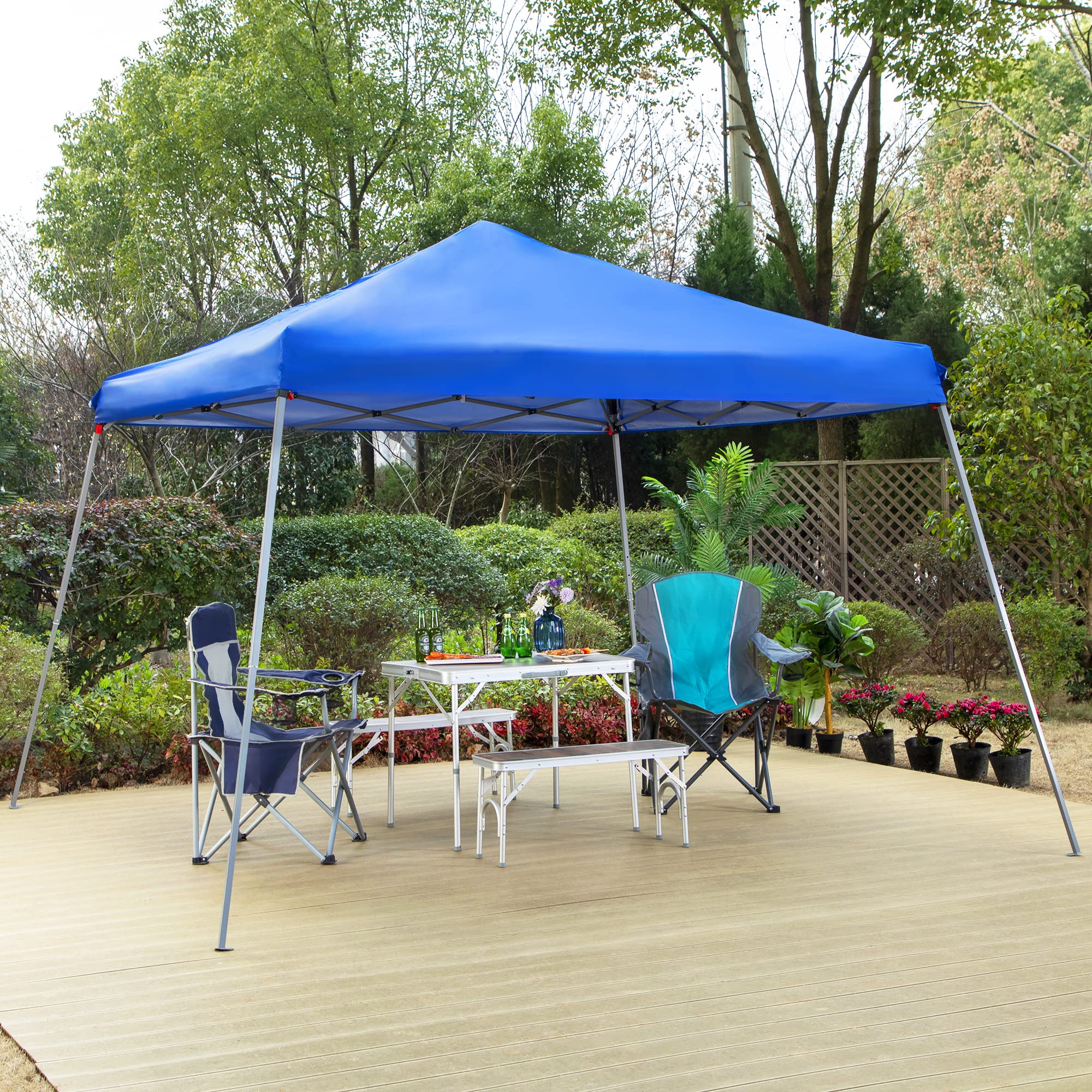 Mua PHI VILLA Instant Shelter Canopy,Angled Leg 12' x 12' UV Block Sun ...
