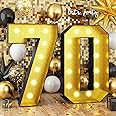 Amazon.com: Light Up Numbers 70, 4FT Light Up Numbers Number 70 Marquee ...