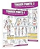 Trigger Point Therapy Chart/Poster Set; Acupressure Charts - Myofascial ...