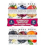 Amazon.com : NOKA Superfood Smoothie Pouches (Blackberry Vanilla) 6 ...
