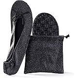 Amazon.com | Women's Portable Foldable Ballet Flats Shoes Pumps Roll Up ...