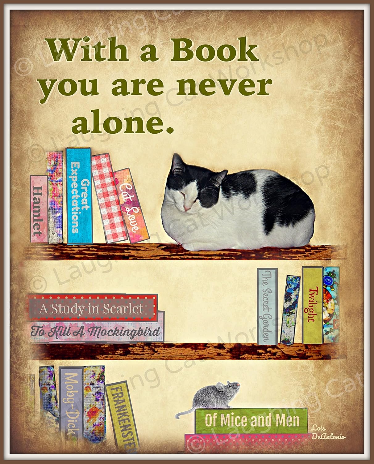 Animal Collectables New Cute Kitten Cat Poster Motivational Reading ...