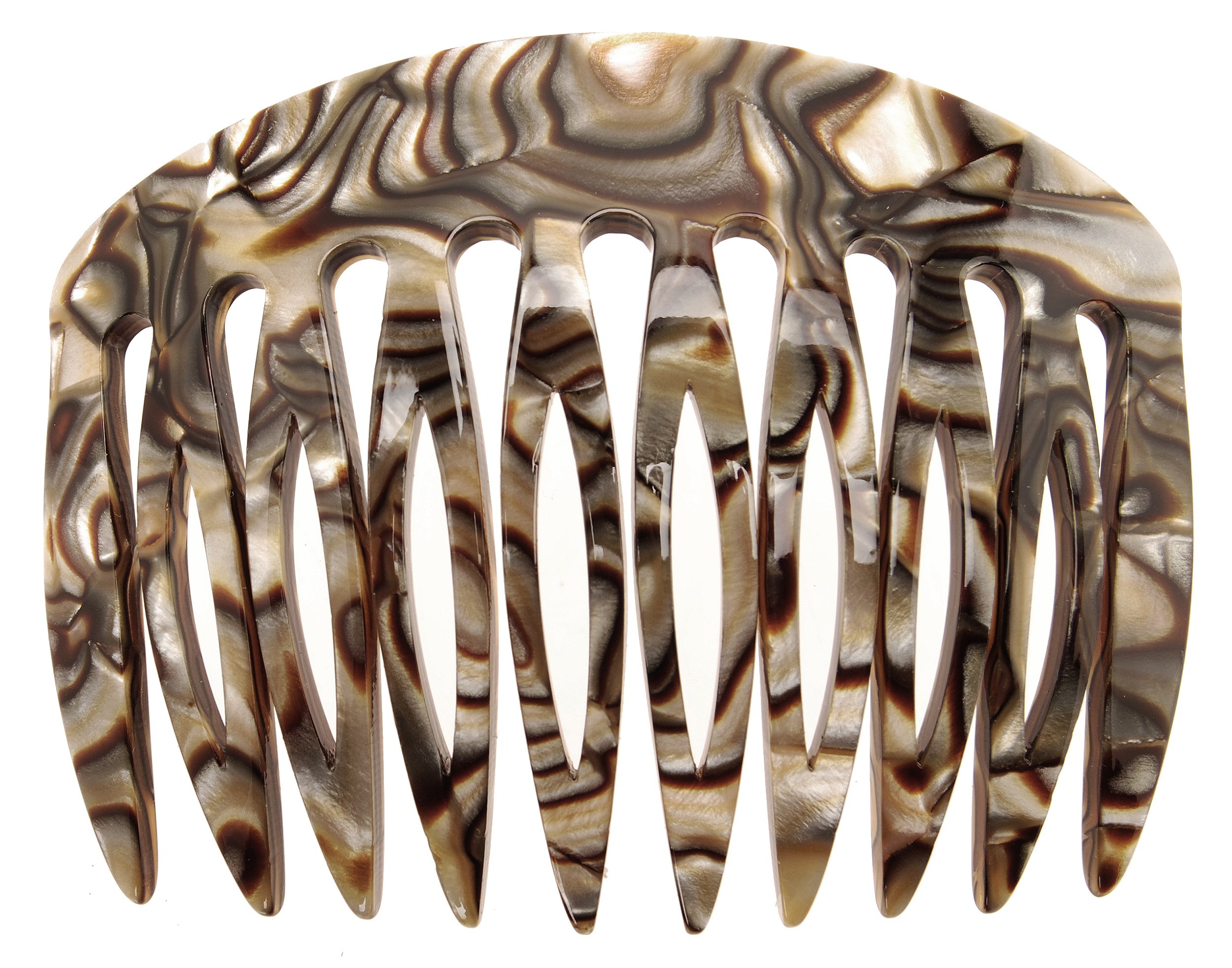 Amazon.com : France Luxe Elysee Side Comb - Onyx : Decorative Hair ...