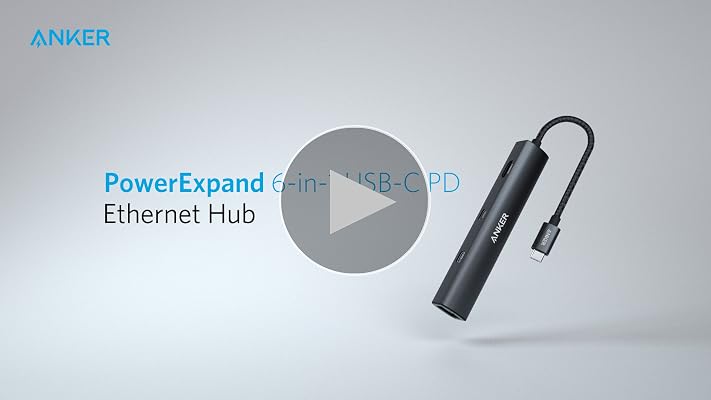 Mua Anker USB C Hub, PowerExpand 6-in-1 USB C PD Ethernet Hub with 65W ...