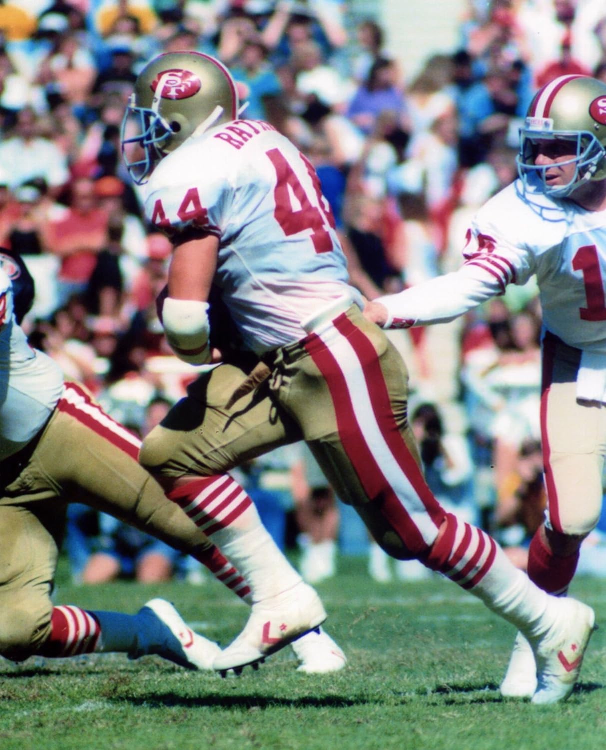 Amazon.com : TOM RATHMAN SAN FRANCISCO 49ERS 8X10 SPORTS ACTION PHOTO J ...