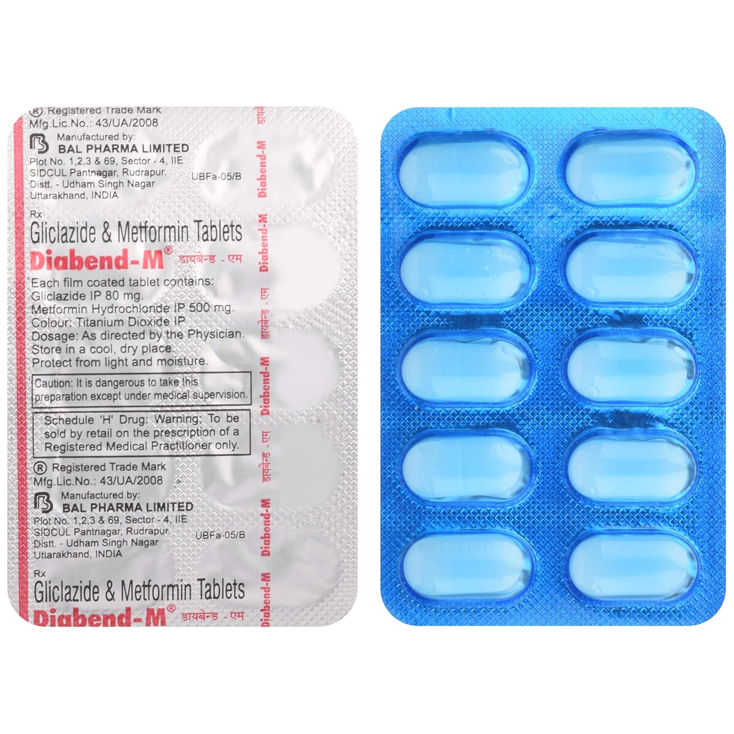 Diabend-M - Blister Pack of 10 Tablets: Amazon.in