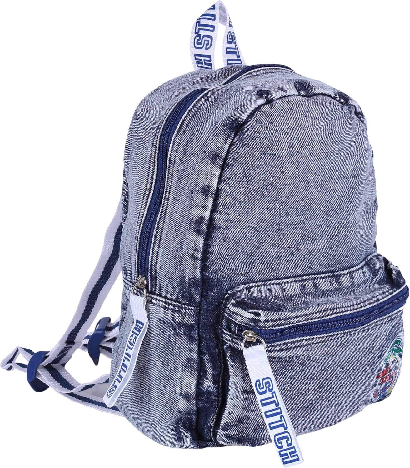 Blue Denim Backpack, Knapsack, Rucksack LILO & STITCH DISNEY – BigaMart