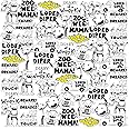 Amazon.com: Diary of a Wimpy Kid Funny 50ct Vinyl Large Deluxe Stickers ...