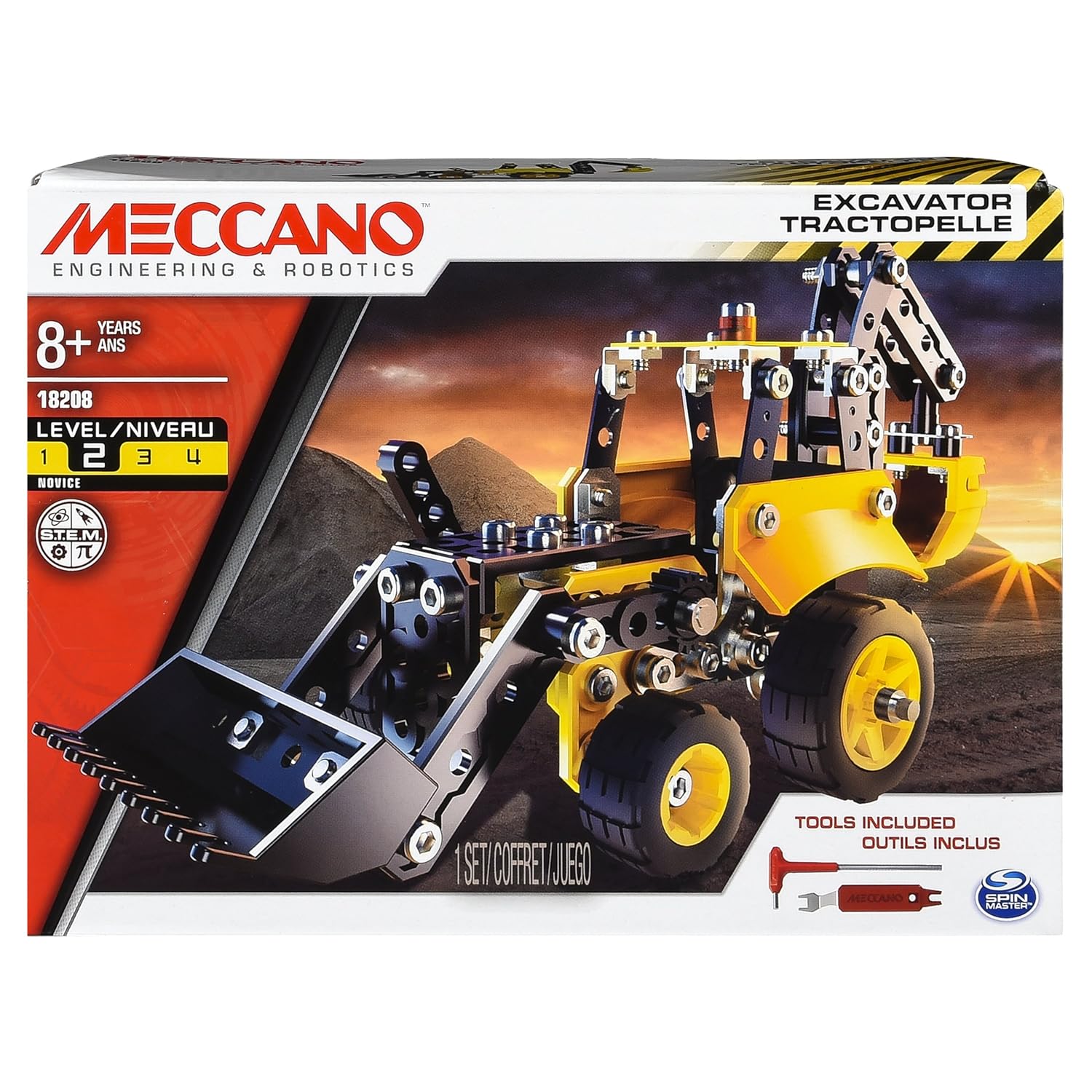 MECCANO 6043106 Excavator-Themed: Amazon.co.uk: Toys & Games