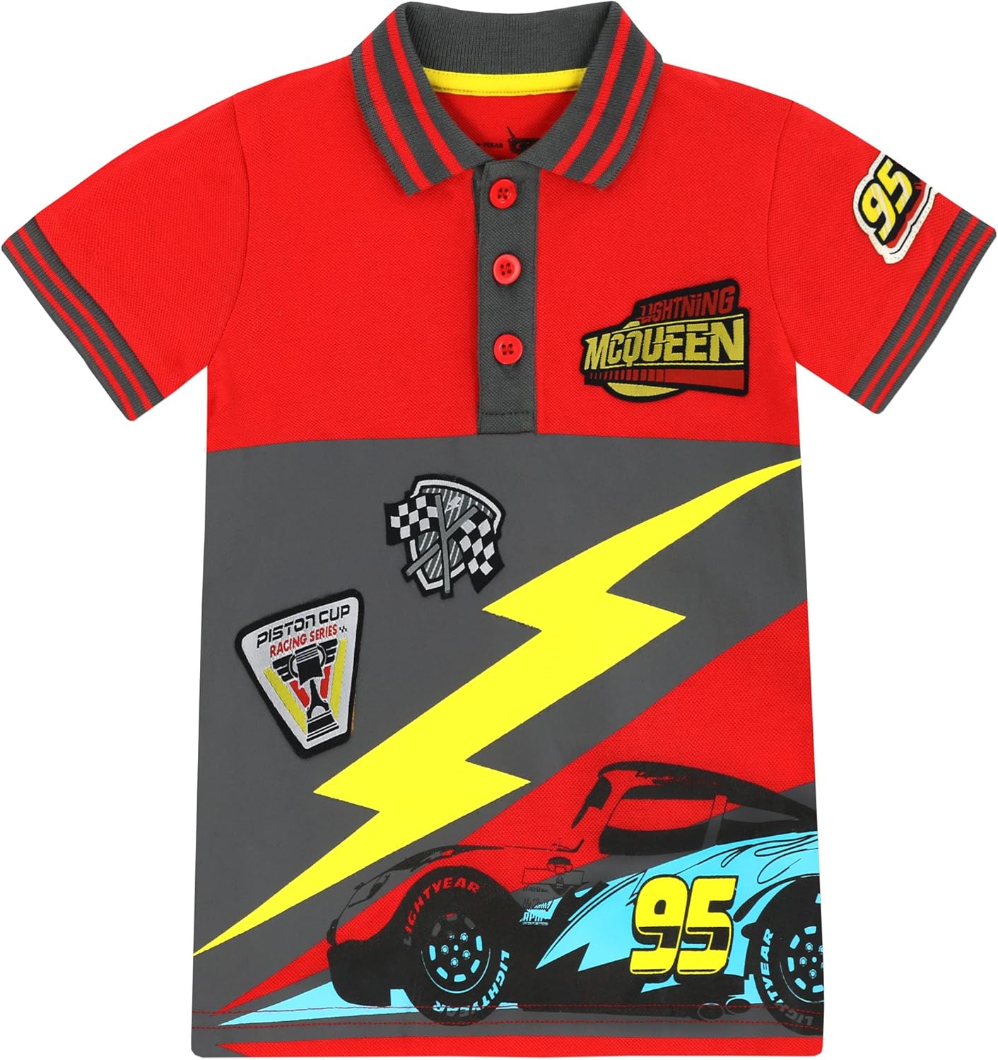 Disney Cars Boys Lightning McQueen Polo Shirt: Amazon.co.uk: Clothing