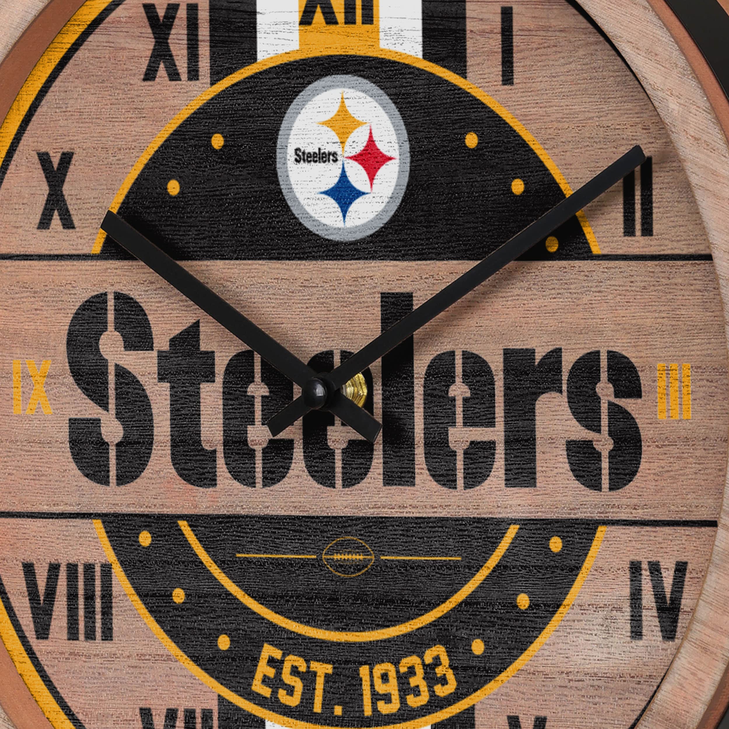 FOCO Pittsburgh Steelers NFL Barrel Wall Clock for sale | Delran, NJ ...