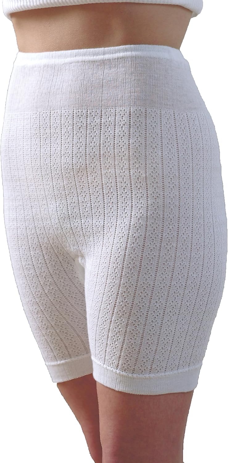 Palm® British Made Ladies/Womens 100% Cotton Pantee with Stretchy Waist ...