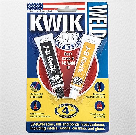 JB Weld Kwik Weld - Quick-Setting Steel Reinforced Epoxy - The Toughest ...