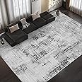 Amazon.com: Vamcheer Washable Abstract Area Rug - Contemporary Style ...