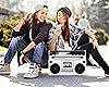ION Audio Boombox Deluxe Stereo with Bluetooth AM/FM Radio Cassette ...