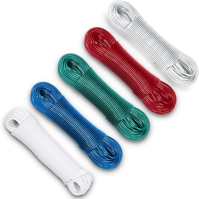 Winsome Plastic Rope Washing Clothes Line Laundry Dryer Cord with ...