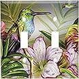Art Plates - Hummingbird at Rest Switch Plate - Double Toggle - Single ...