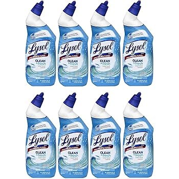 Amazon.com: Lysol Complete Clean Toilet Bowl Cleaner with Bleach Value ...