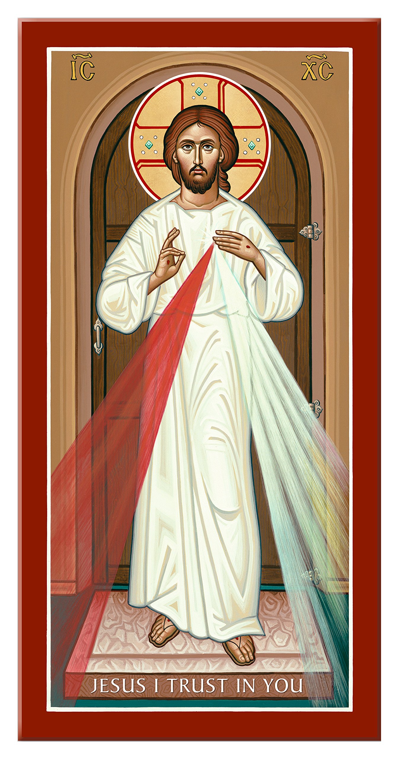 Mua Divine Mercy Icon of Christ Mounted Plaque Icon Reproduction 7" x ...