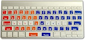 Amazon.com: Learn to Type Keyboard Stickers Keyboard Genius Touch ...