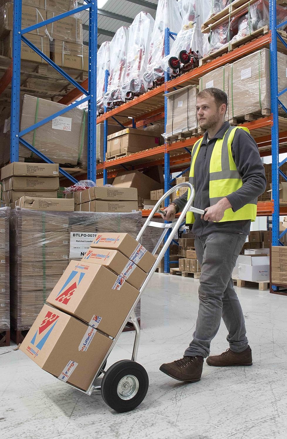 Material Transport Equipment 200kg Heavy Duty Folding Toe Sack Truck ...