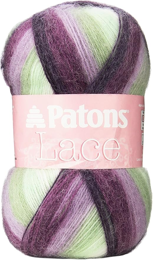 Amazon.com: Patons Lace Yarn - (2) Fine Gauge - 2.5 oz - Sachet - For ...