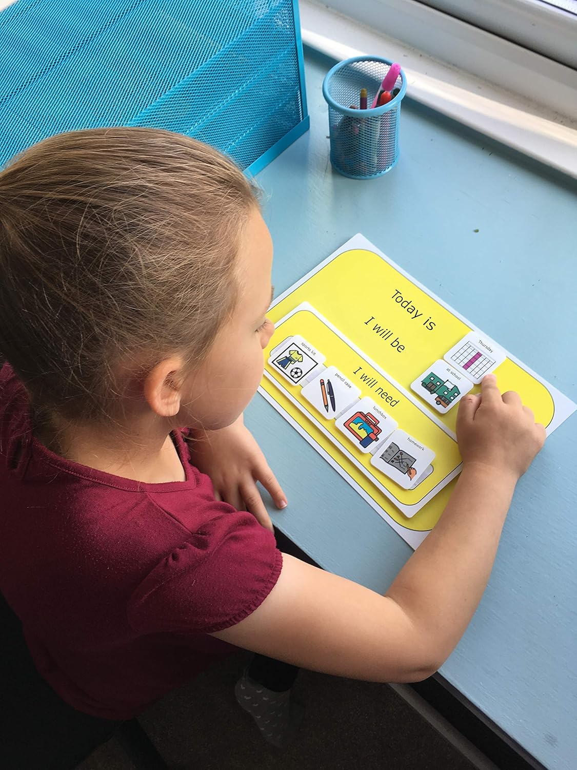 Plastic Visual Day Planner (English) – BigaMart