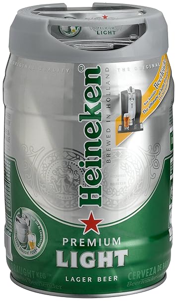Heineken Light Mini Keg 5l | Shelly Lighting
