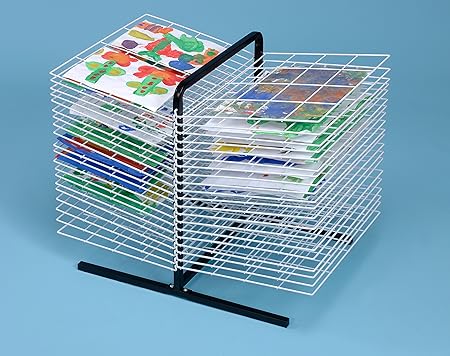 40 Shelf Table Top Paint Drying Rack School, Pre-School, Art Craft ...