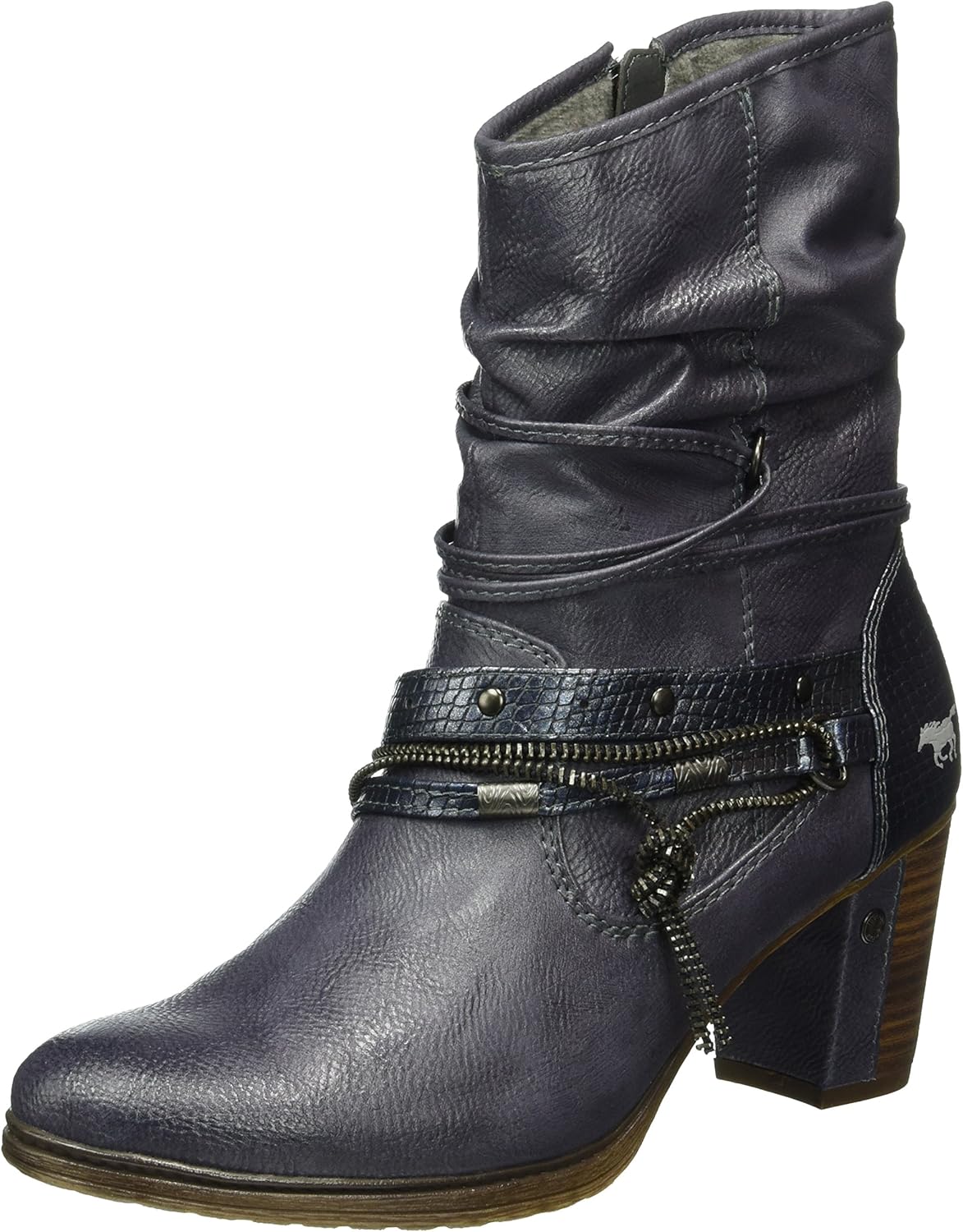 Mustang Women's 1199-506-820 Ankle Boots, Blue (Navy), 4 UK: Amazon.co ...