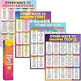 Amazon.com: gisgfim 8Pcs Boho Rainbow English Educational Classroom ...