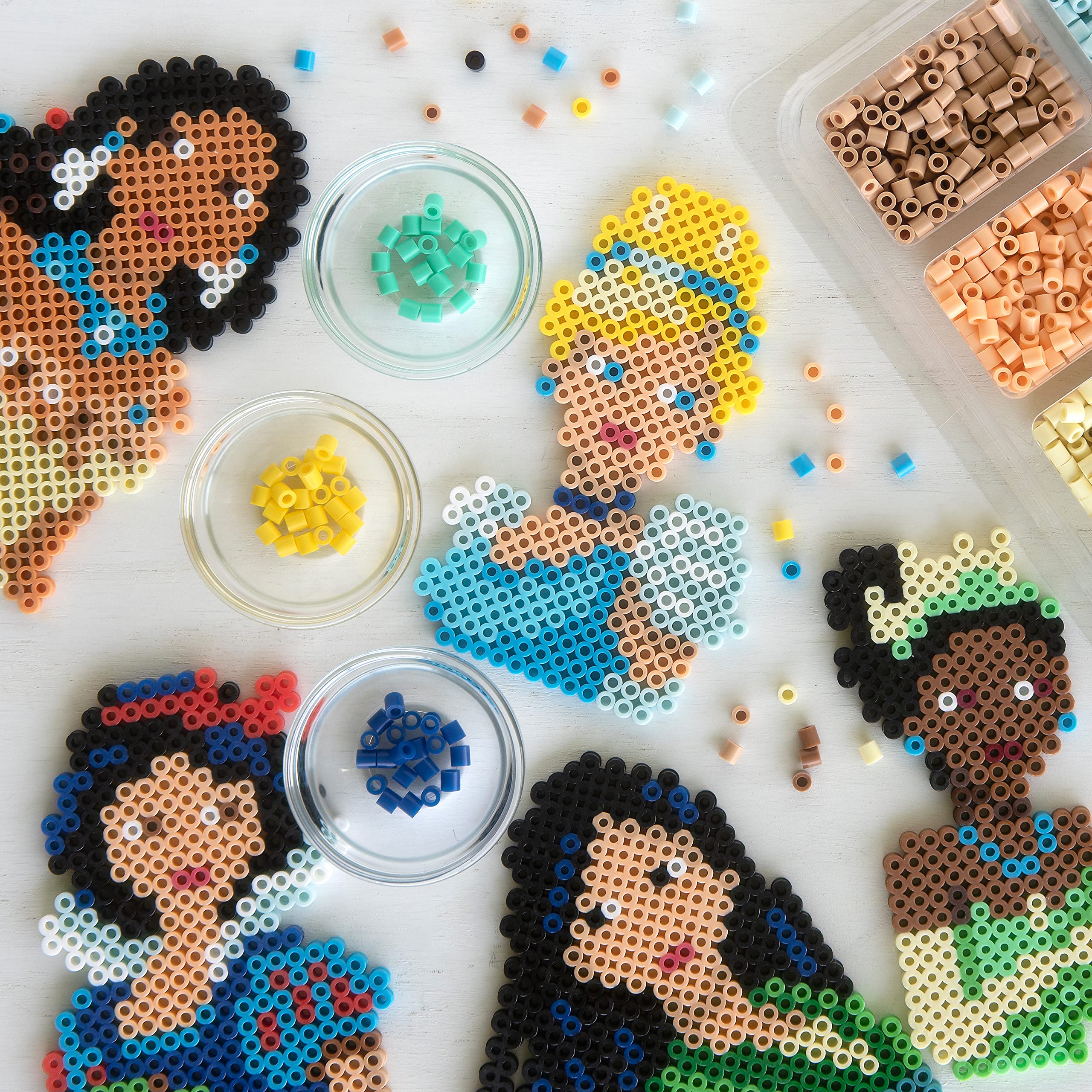 Perler Disney Princesses Deluxe Fused Bead Activity Kit With Patterns ...