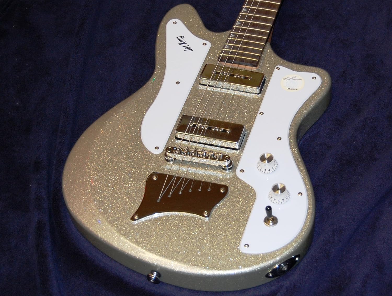 Amazon.com: Ibanez Jet King JTK30BSV w/Hardshell Jet King Case Electric ...