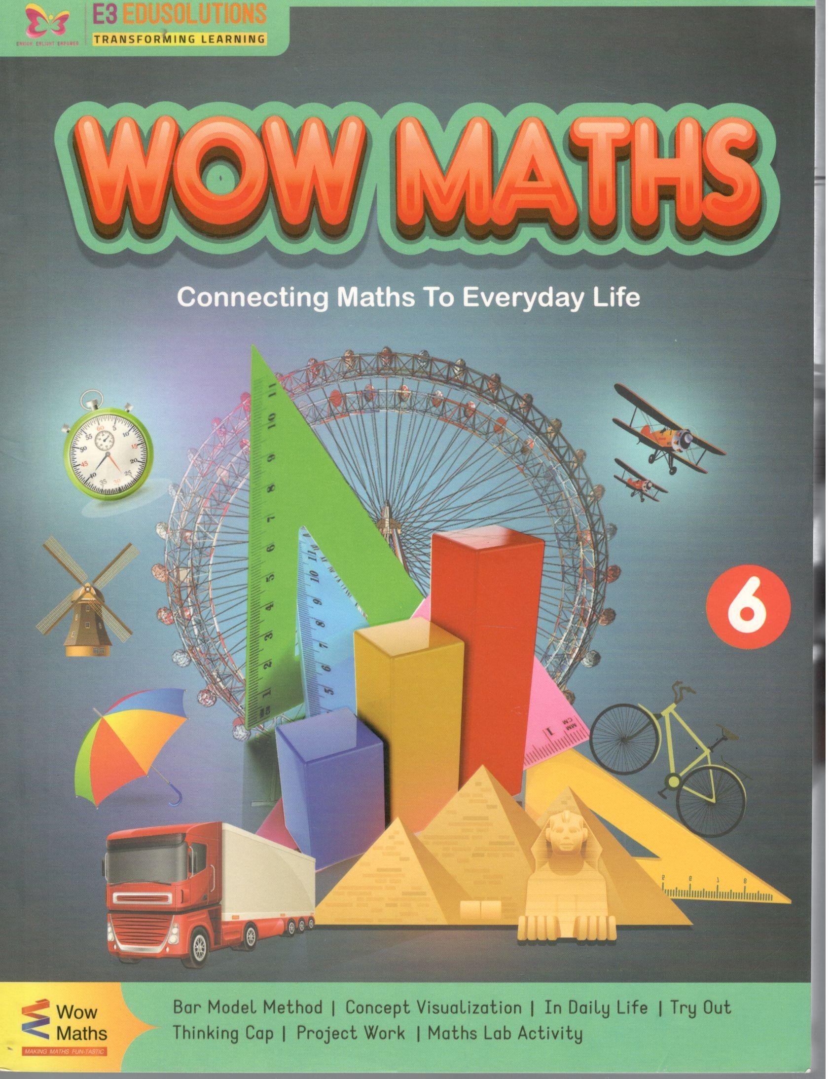 Wow Maths Textbook For Class 6 Ansh Book Store