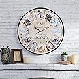 Amazon.com: UPPER DECOR Large Picture Frames Collage Wall Clock ...