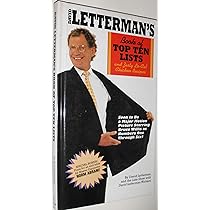 David Letterman Topp 10 Blått Kort