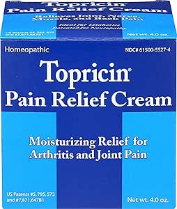 Amazon.com: Topricin Pain Relief Cream 4 oz (Pack of 2) : Health ...