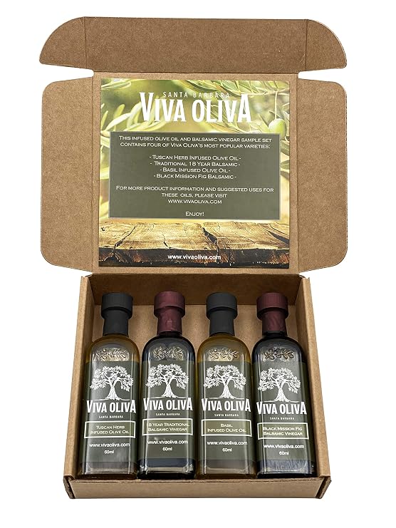 Amazon.com : Viva Oliva Four 60 ML Gift Set - Premium Flavored Extra ...