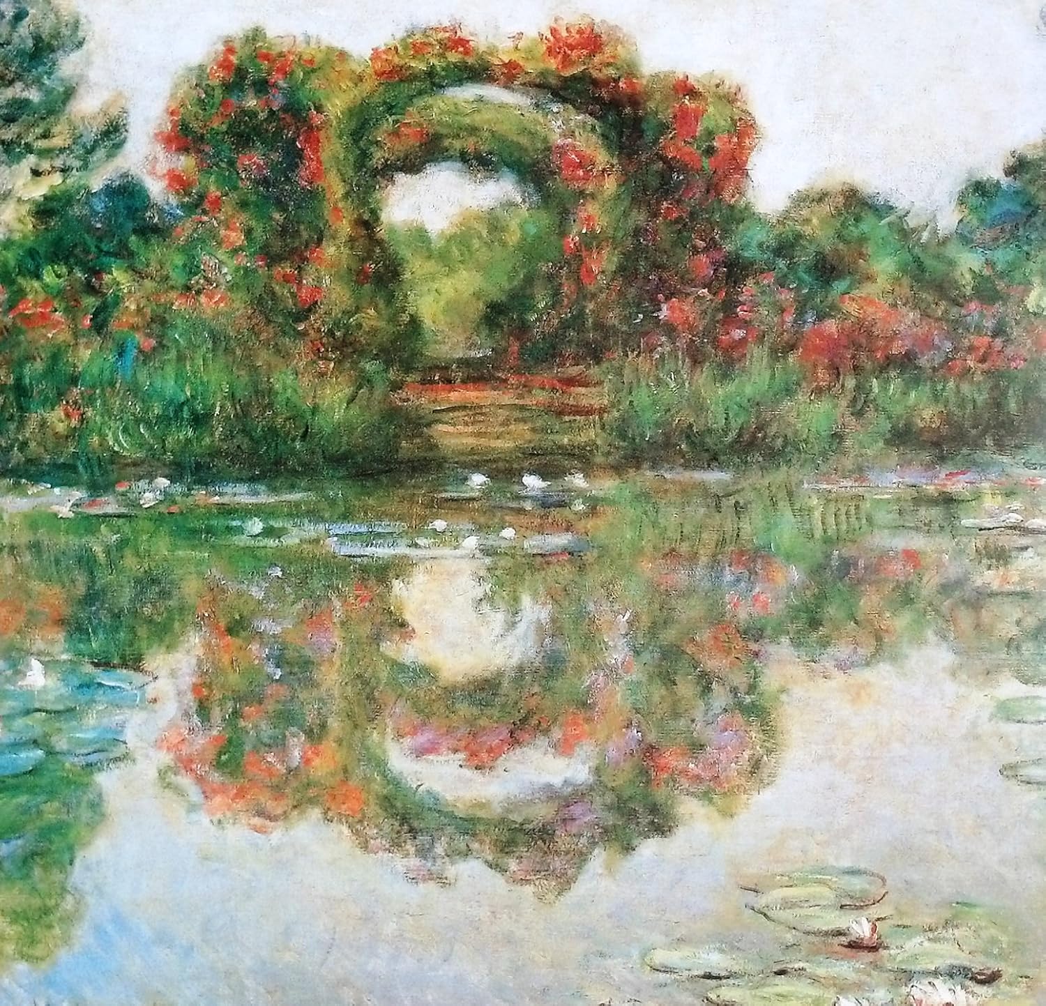 Claude Monet - The Flowered Arches At Giverny: Amazon.co.uk: Kitchen & Home
