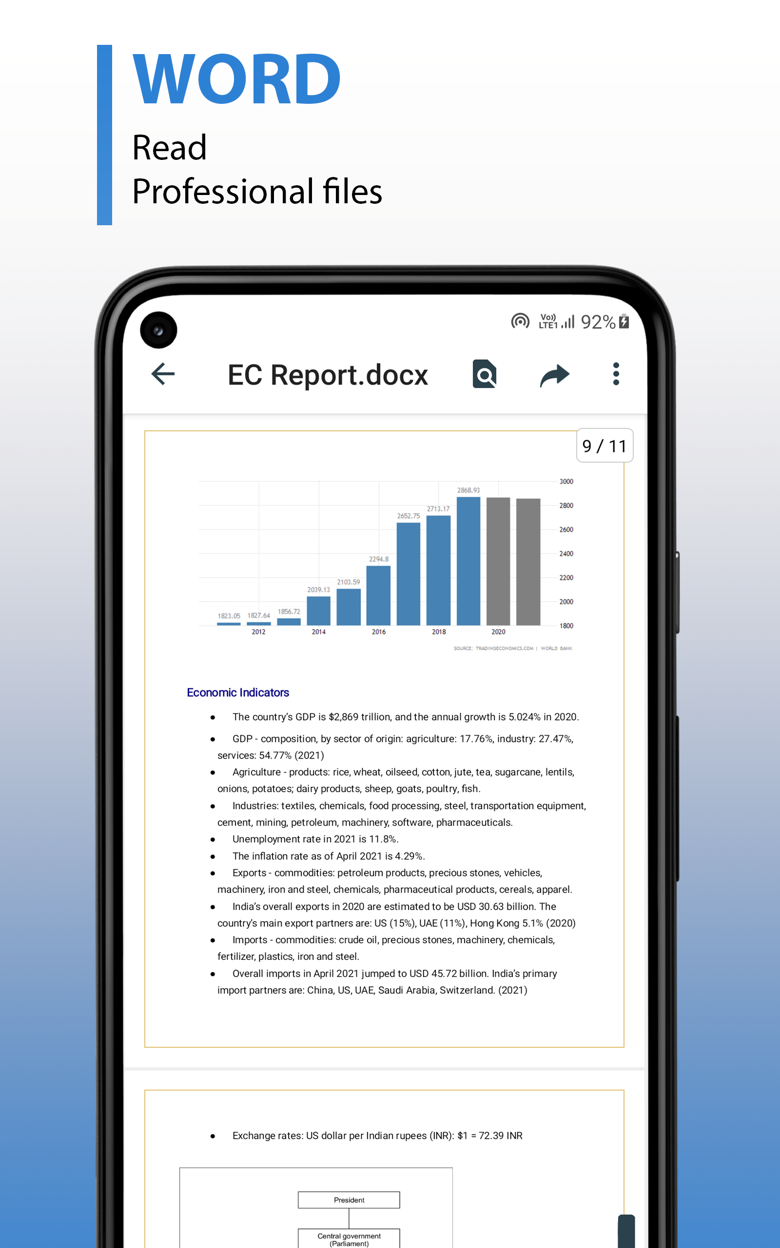 Document Manager - Word, Excel, PPT & PDF Reader:Amazon.it:Appstore for Android