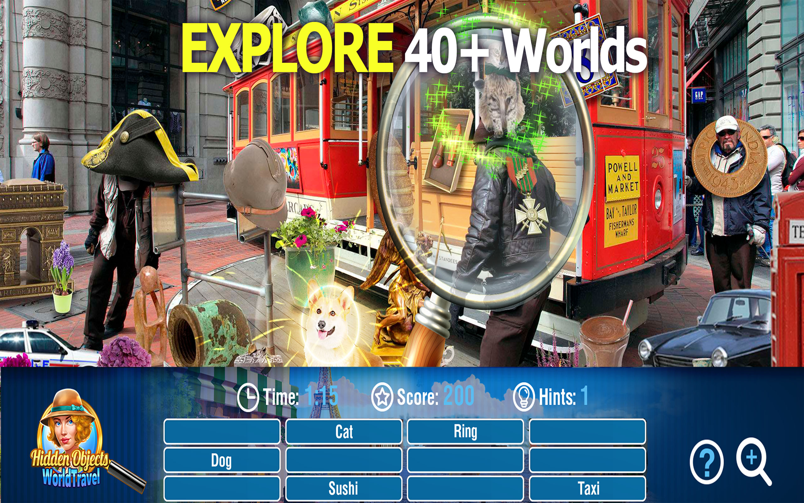 Hidden Objects Road Trip Quest – New York, Italy, Florida, Hawaii and ...
