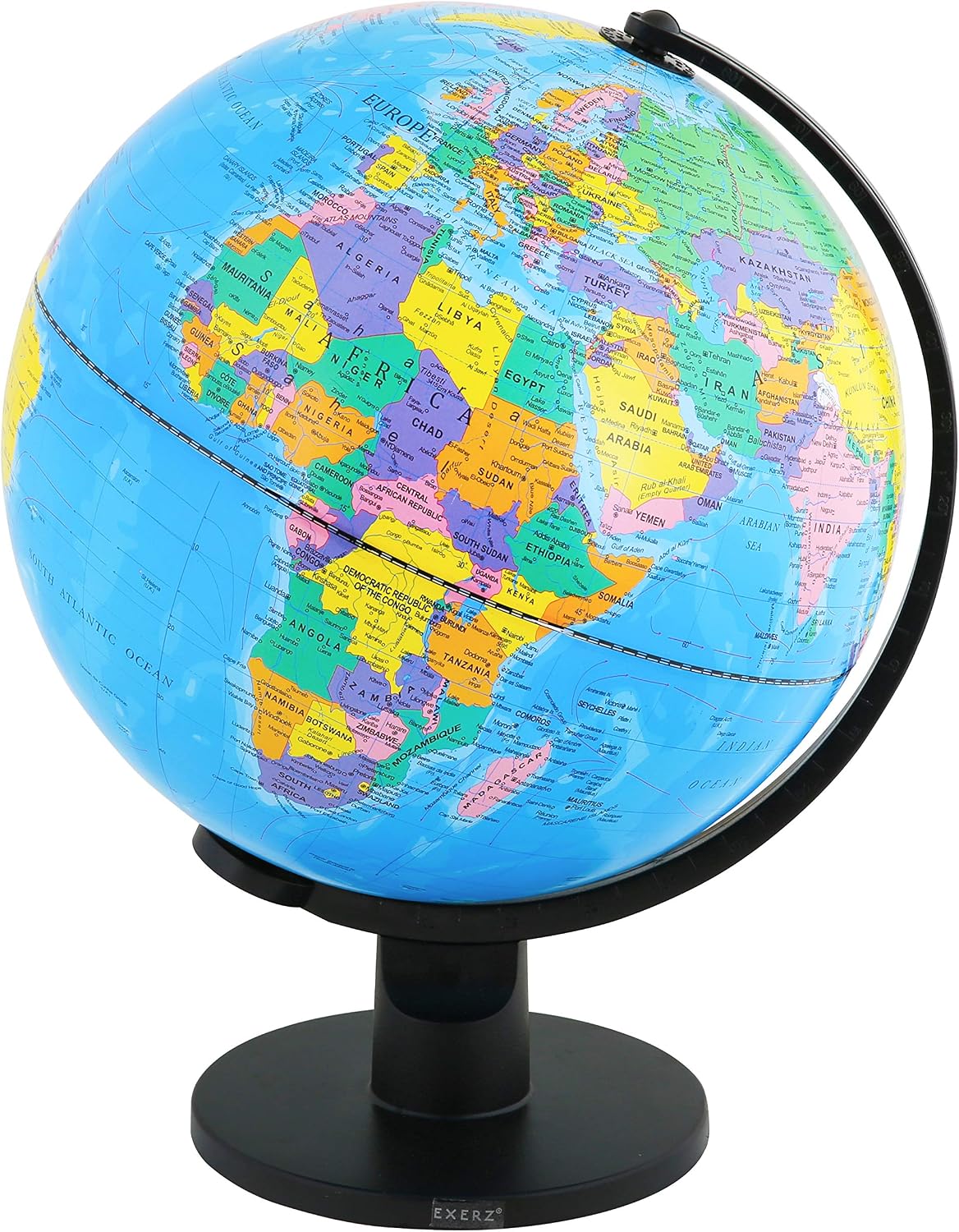 Exerz 30CM Educational World Globe XL Swivel Rotating Globe - Diameter ...