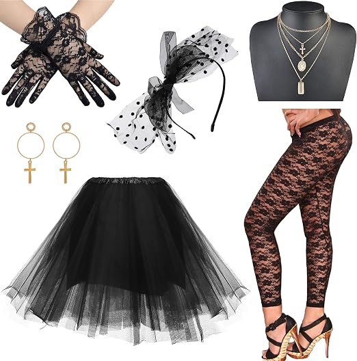 Amazon.com: 80S Madonna Women's Short Vintage Ballet Tutu Skirt Costume ...