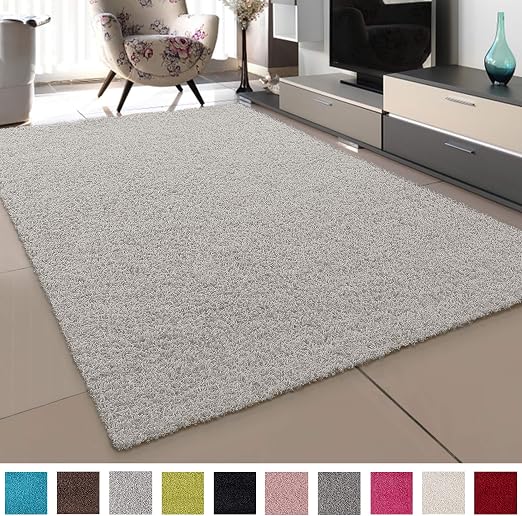 Amazon de SANAT Teppich Wohnzimmer Creme Hochflor Langflor Teppiche Amazon de SANAT Teppich Wohnzimmer Creme Hochflor Langflor Teppiche