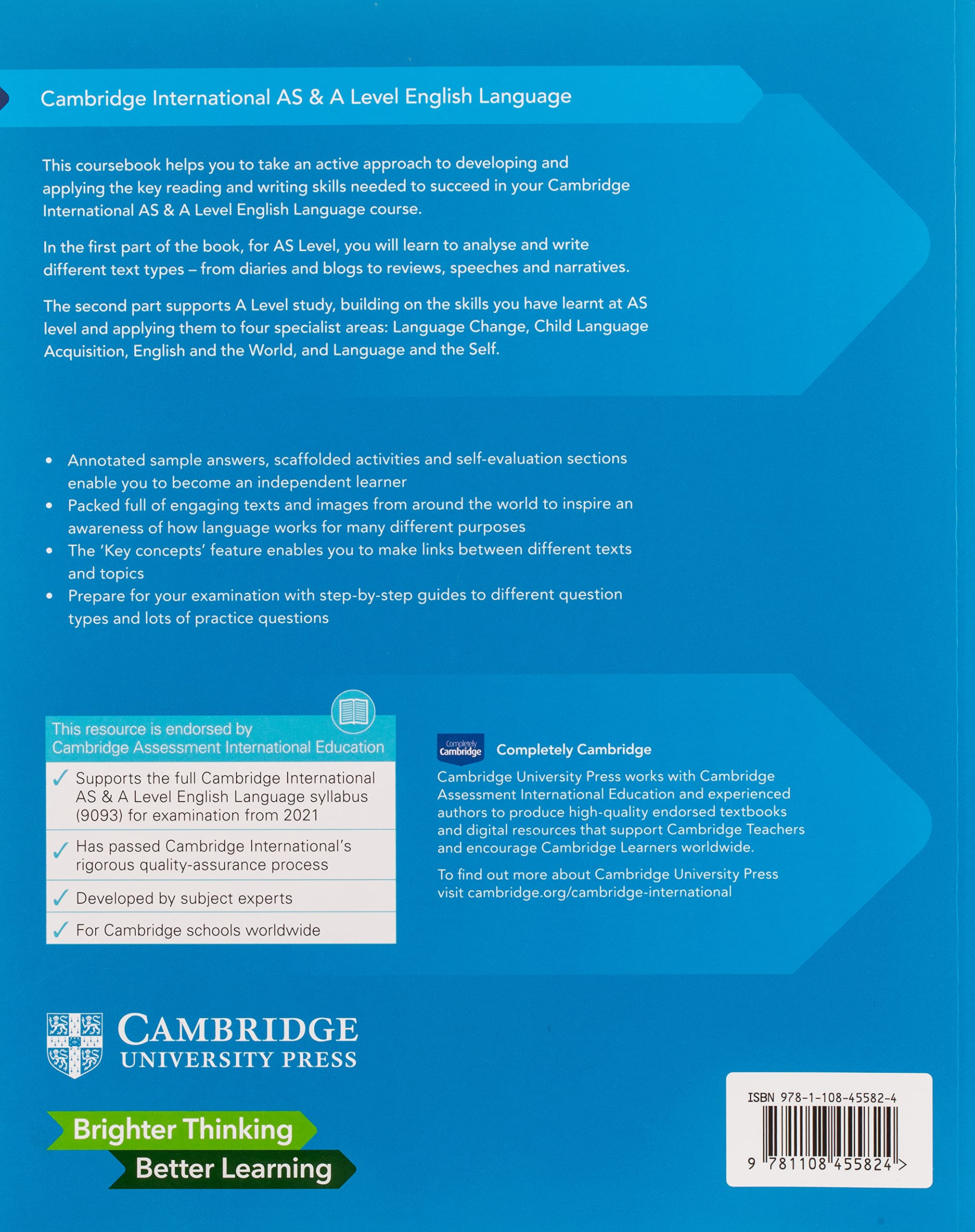 Mua Cambridge International AS and A Level English Language Coursebook ...