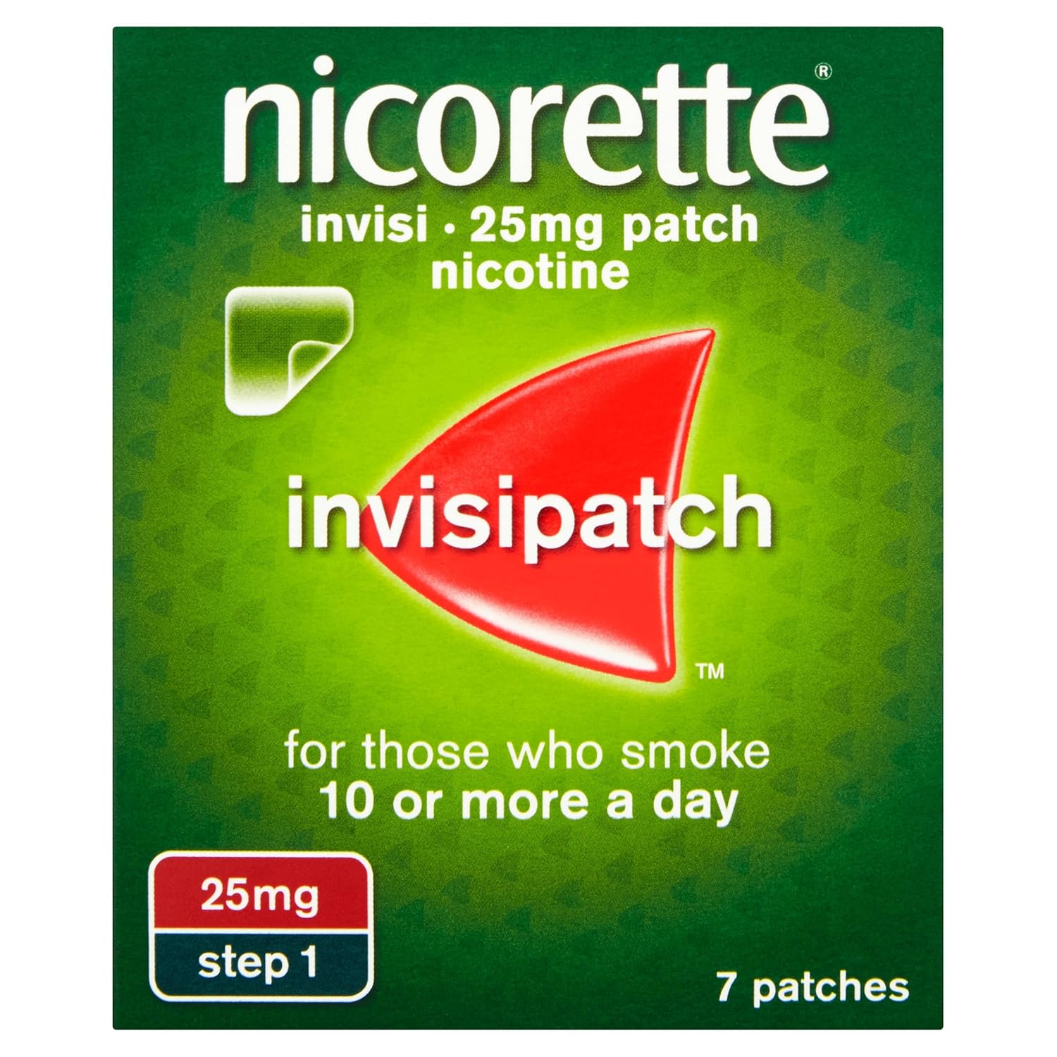 Nicorette Invisi 25 mg Step 1 7 patches: Amazon.co.uk: Beauty