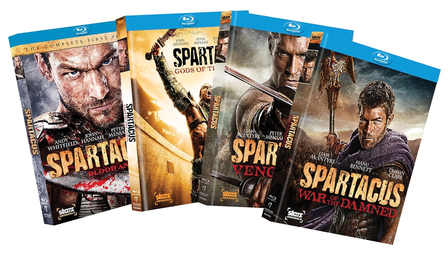 Spartacus Seasons 1-4 Bundle [Blu-ray]: Amazon.co.uk: DVD & Blu-ray