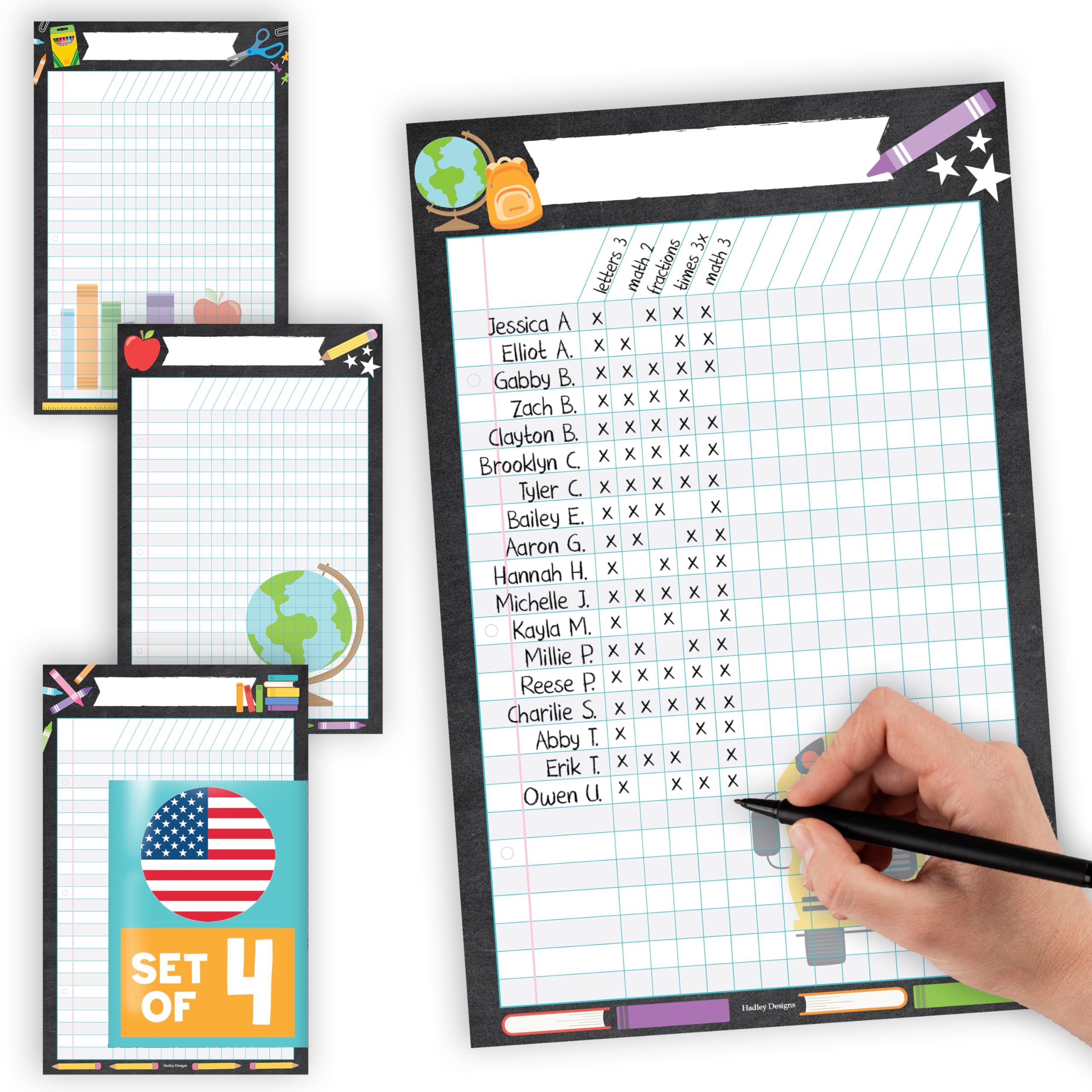 Mua Attendance Chart for Classroom Management - 4 Incentive Chart for ...