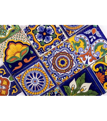 Outdoor Ceramic Tiles DYARI Ceramic Tiles - 6x6 Inch Spanish Artisan ...