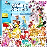 Amazon.com: EZCRA Easy Arts and Crafts for Kids - Fun Gem Sticker Kit ...